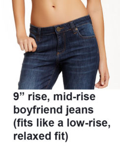 Jeans rise definitions and 7 tips for best fit | Types of Jean Fits