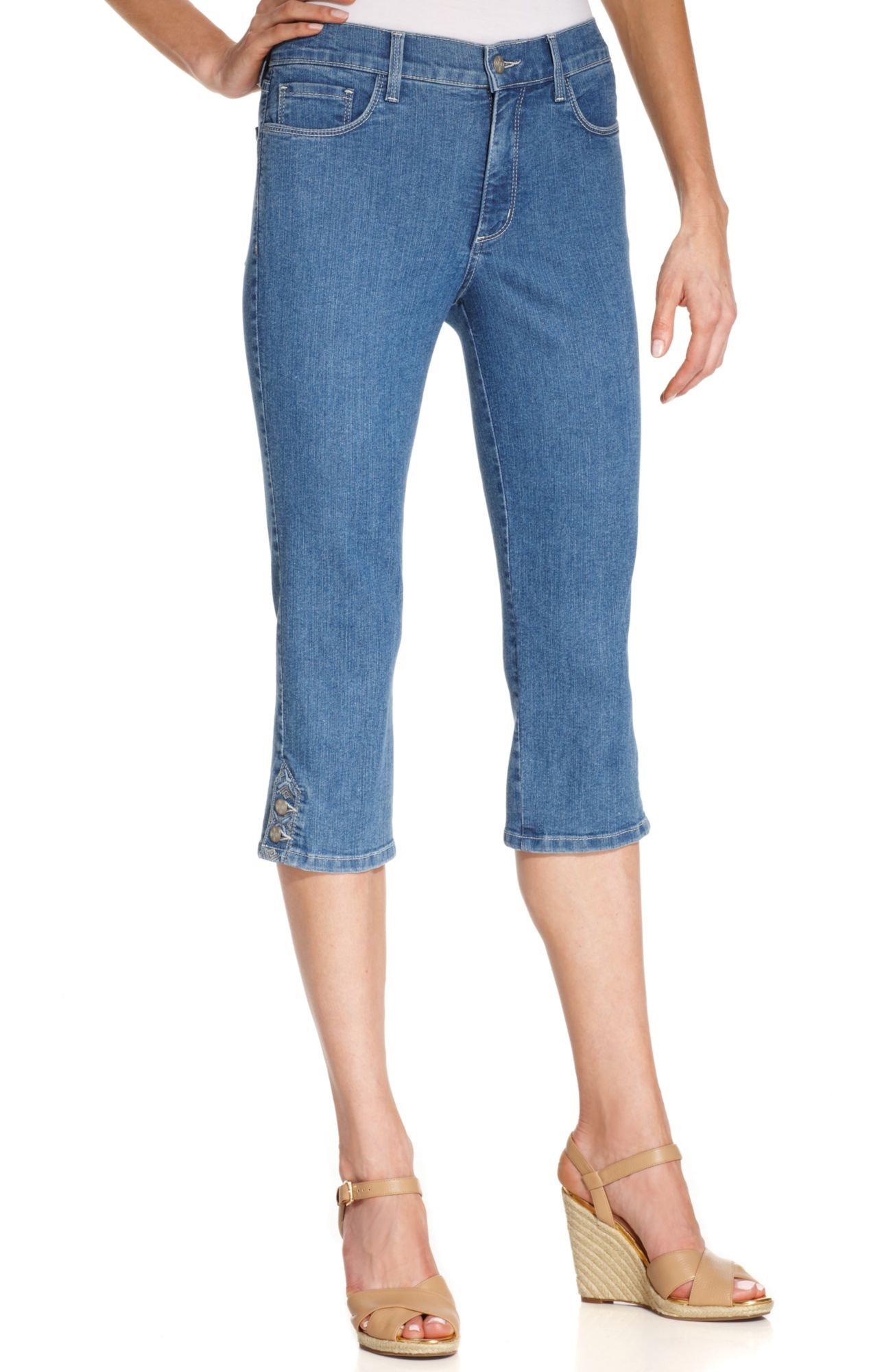 How to Wear Cropped Jeans, Capri Jeans and Cuffed Jeans - Easy Style ...