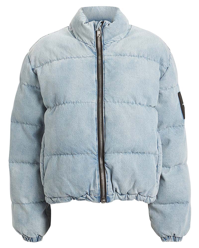 Denim Puffer Jackets, Kaia Gerber Style Inspo | Types of Jean Fits